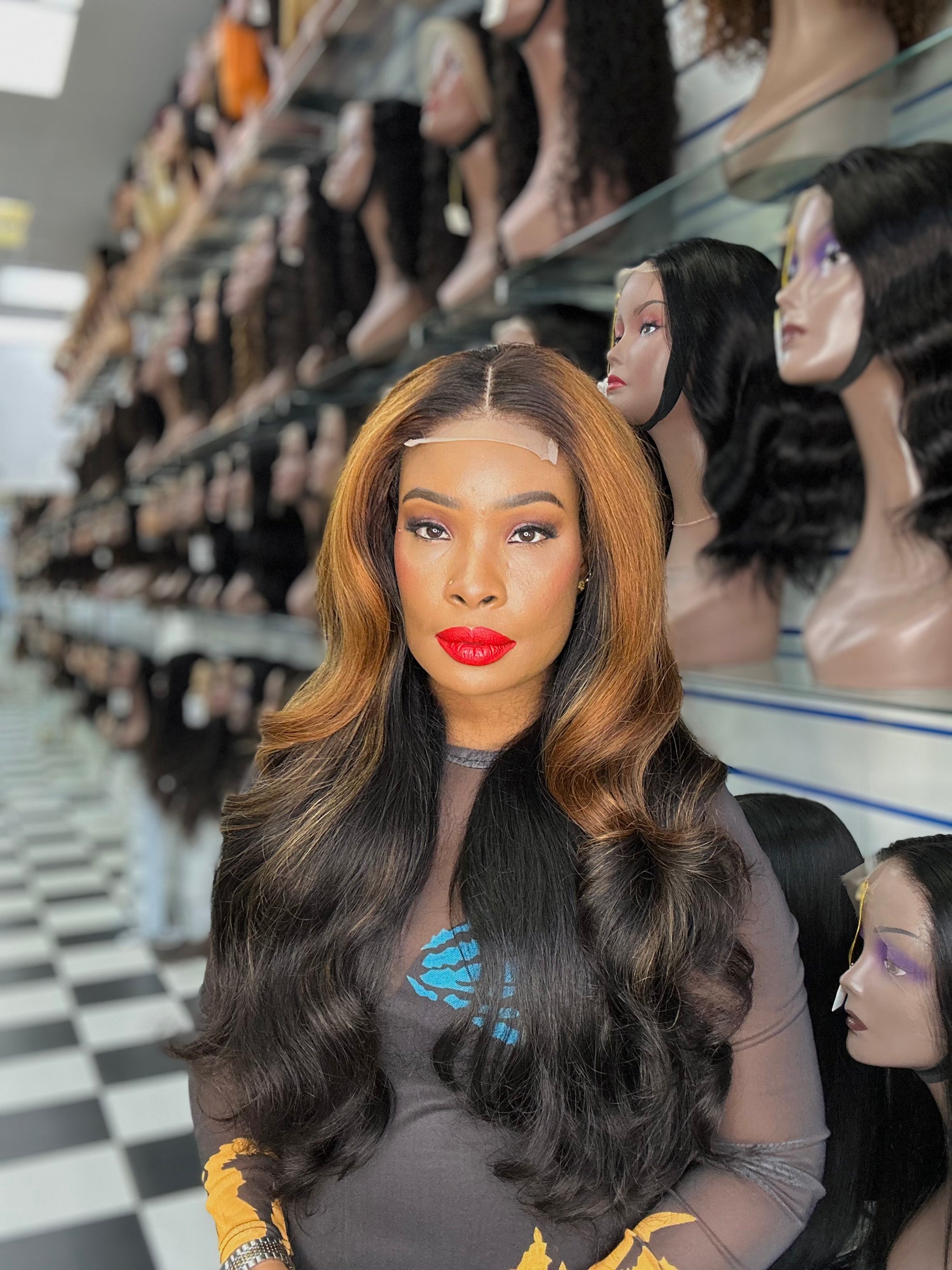 COLOURED WIGS
